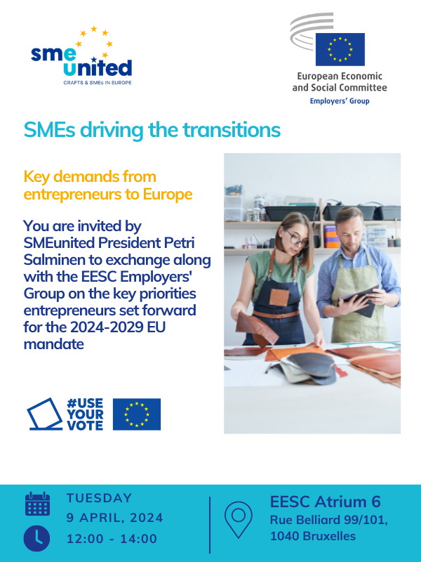 SMEs driving the transitions | SMEunited
